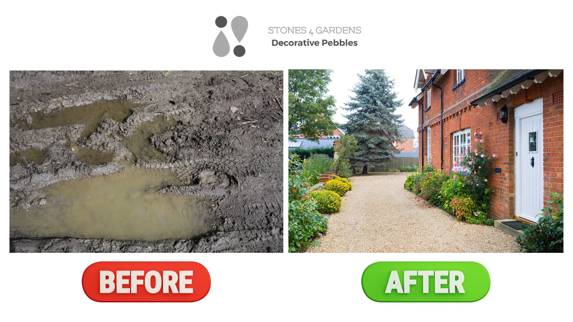 S4G | How To Use Our Garden Stones To Keep Mud Away in Autumn