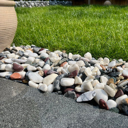 Mixed Colour Pebbles - Perfect Stones For Any Size Garden