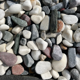 Mixed Colour Pebbles - Perfect Stones For Any Size Garden