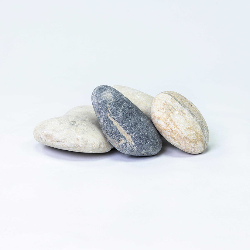 Japanese Flat "Greige" Pebbles – Stones4Gardens