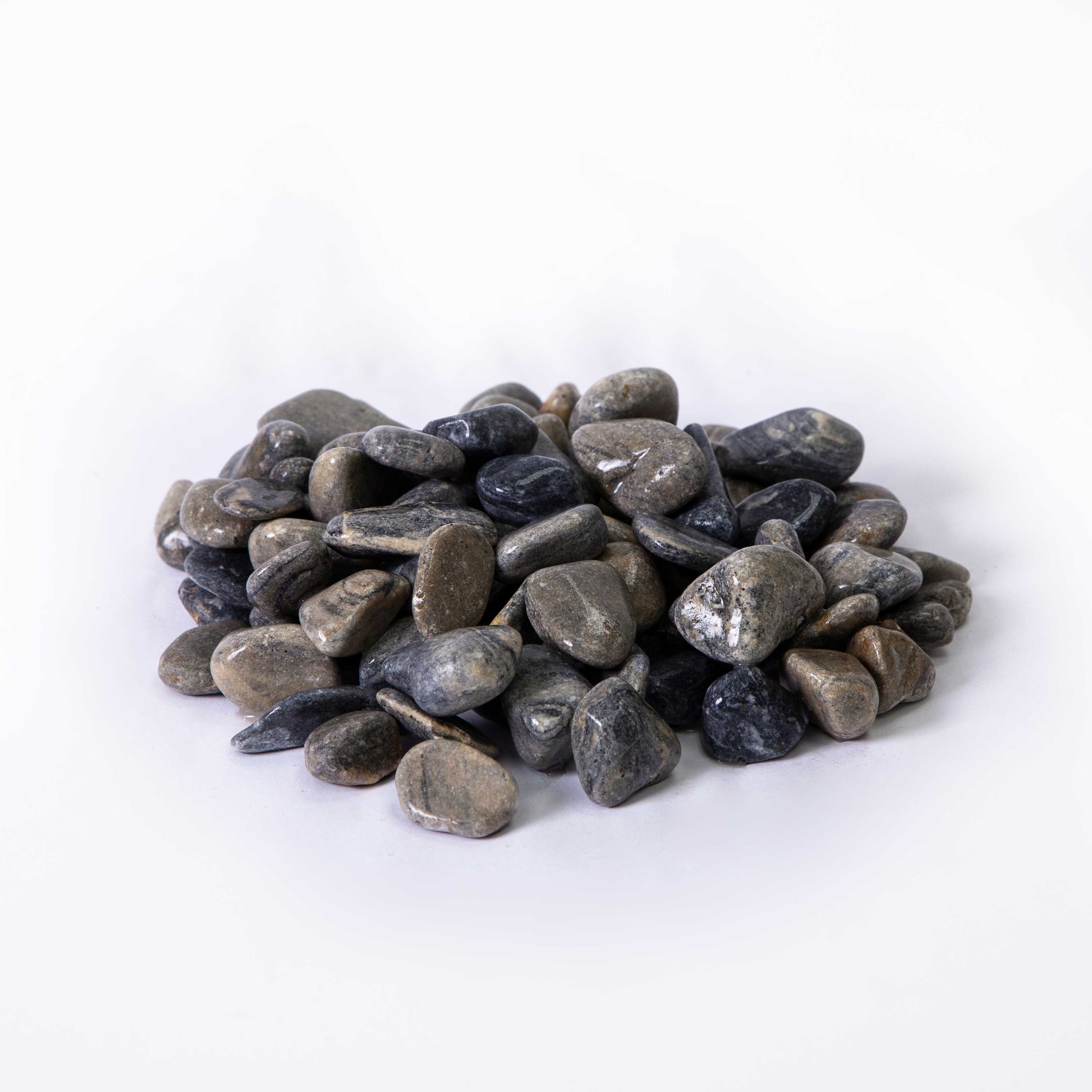 Natural Akron Pebbles only at Stones4Gardens