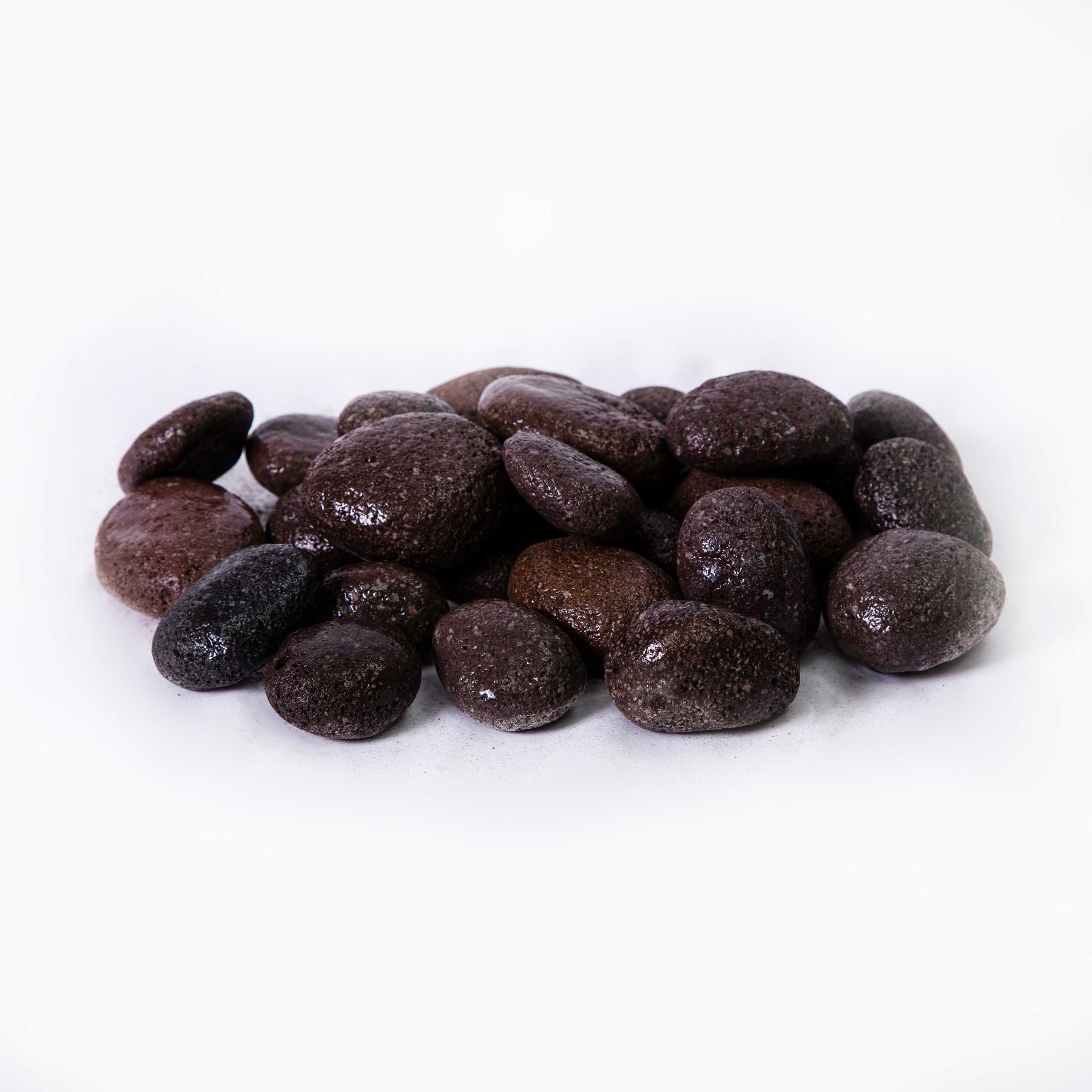Red Lava Pebbles visit Stones4Gardens
